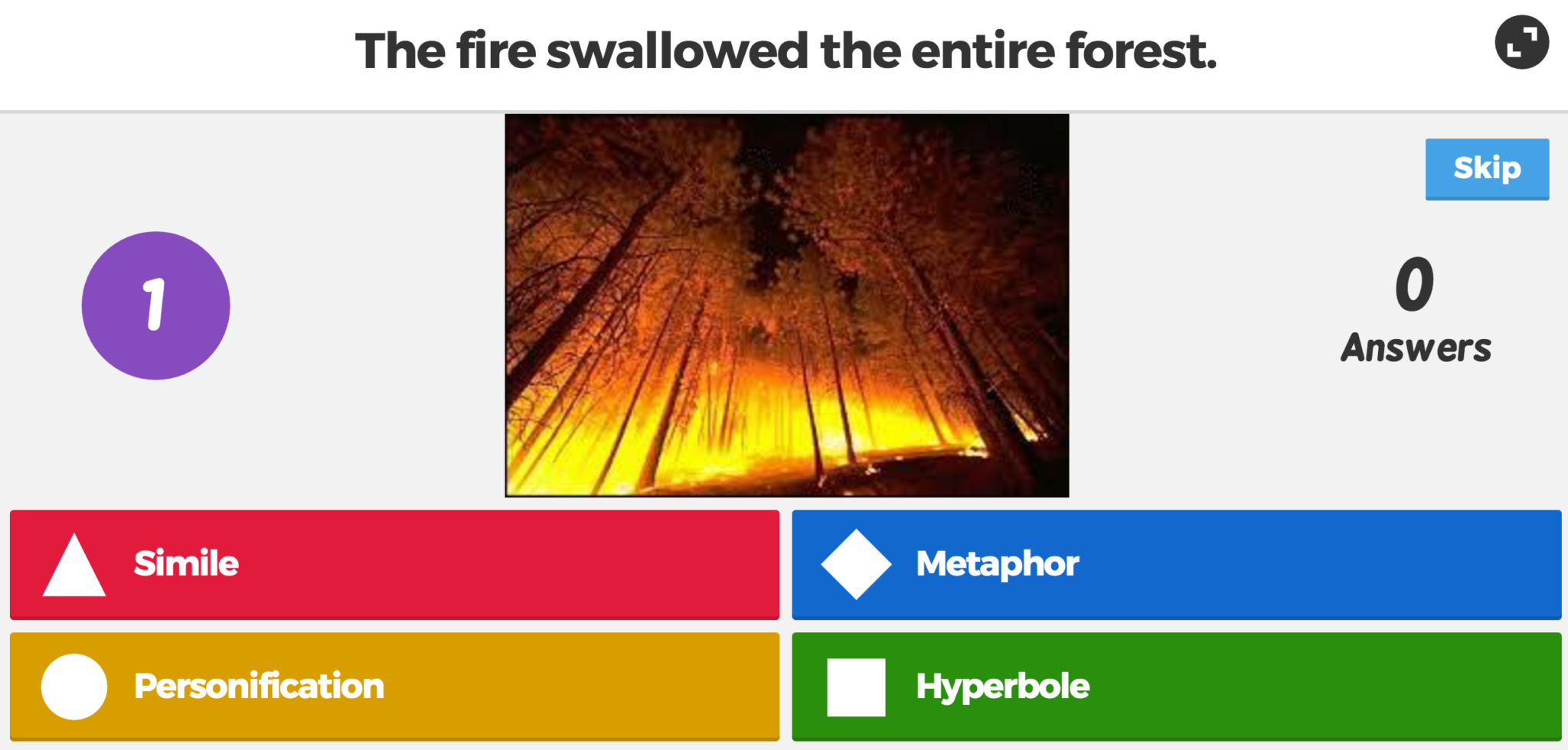 Figurative language what is it? | Learn with Kahoot!
