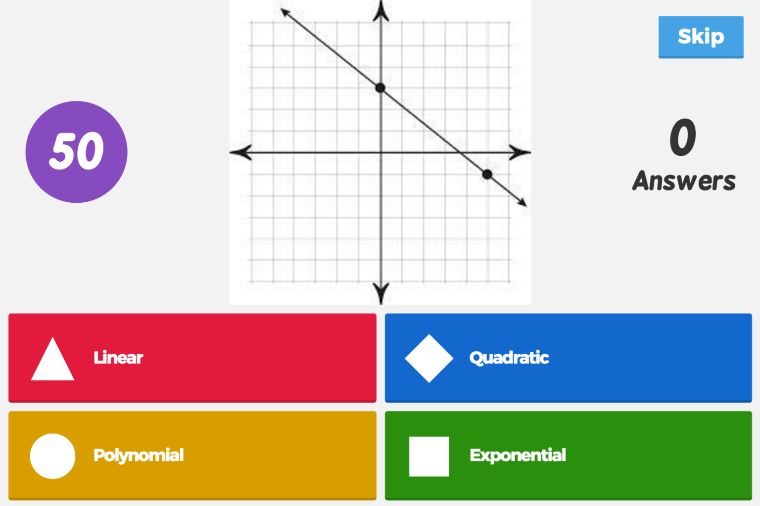 Quadratic equations | Play a learning game