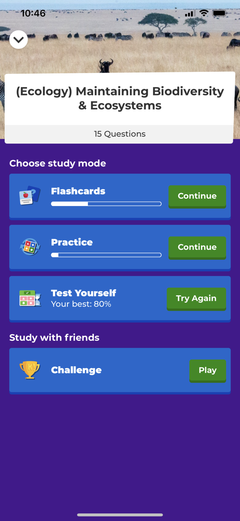 Kahoot! flashcards and other new study modes