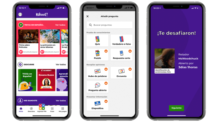 Kahoot! app is now available in Spanish | Kahoot!