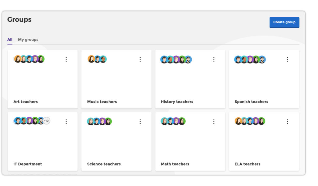 Kahoot! EDU: connect teachers across school, district or campus