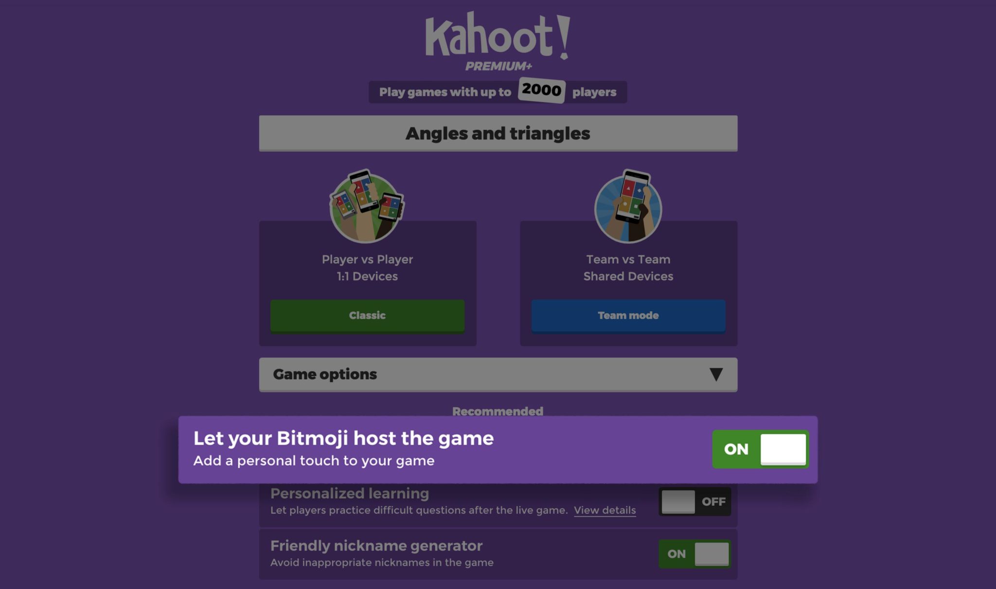 Bitmoji + Kahoot! Next level of engagement to virtual classrooms
