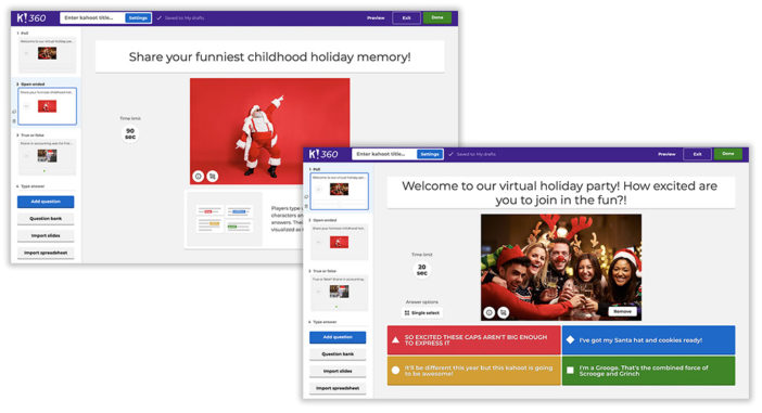 Plan, create, and host the ultimate virtual office party with Kahoot!