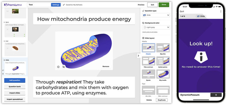 How to use Kahoot! slides to teach in any learning environment