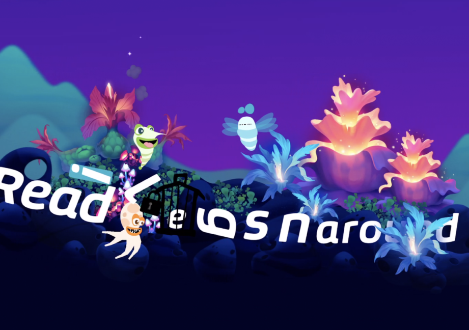 Practice letters with Poio Read's space mission