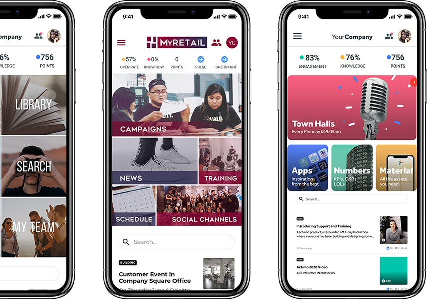 Actimo from Kahoot! | Build your employee communication app