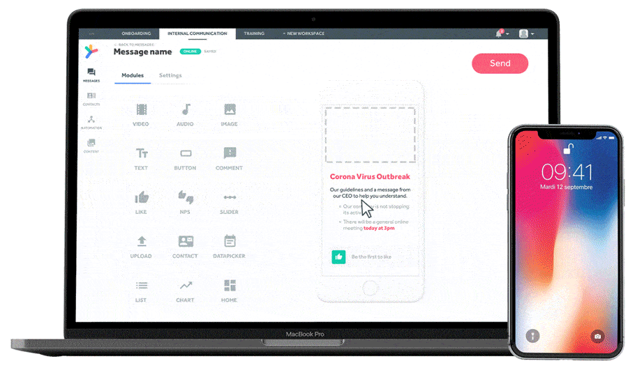 Actimo from Kahoot! | Build your employee communication app