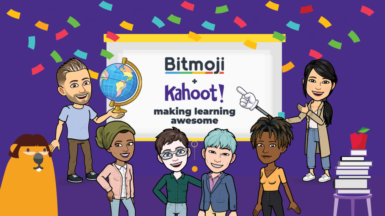 Bitmoji avatars in Kahoot!