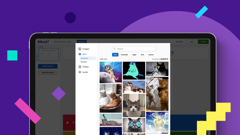 Kahoot! + GIPHY bring even more fun and engagement to learning