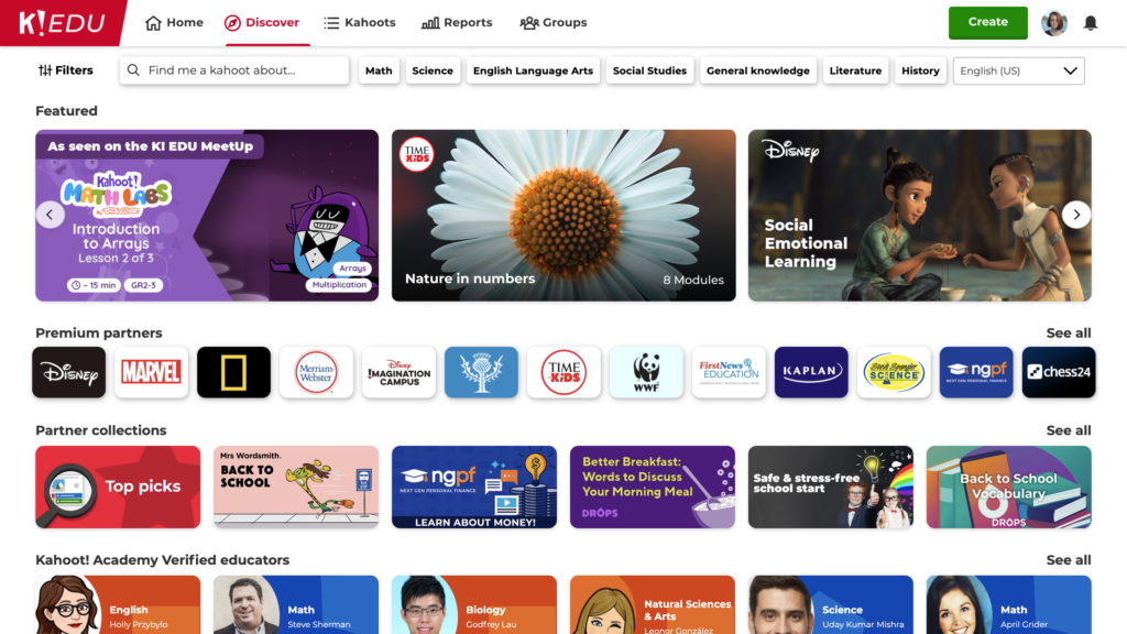 Student engagement with Kahoot! Courses | Ultimate learning experiences