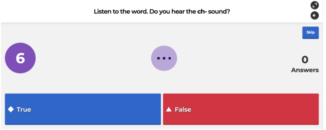 Spelling practice activities with Kahoot!