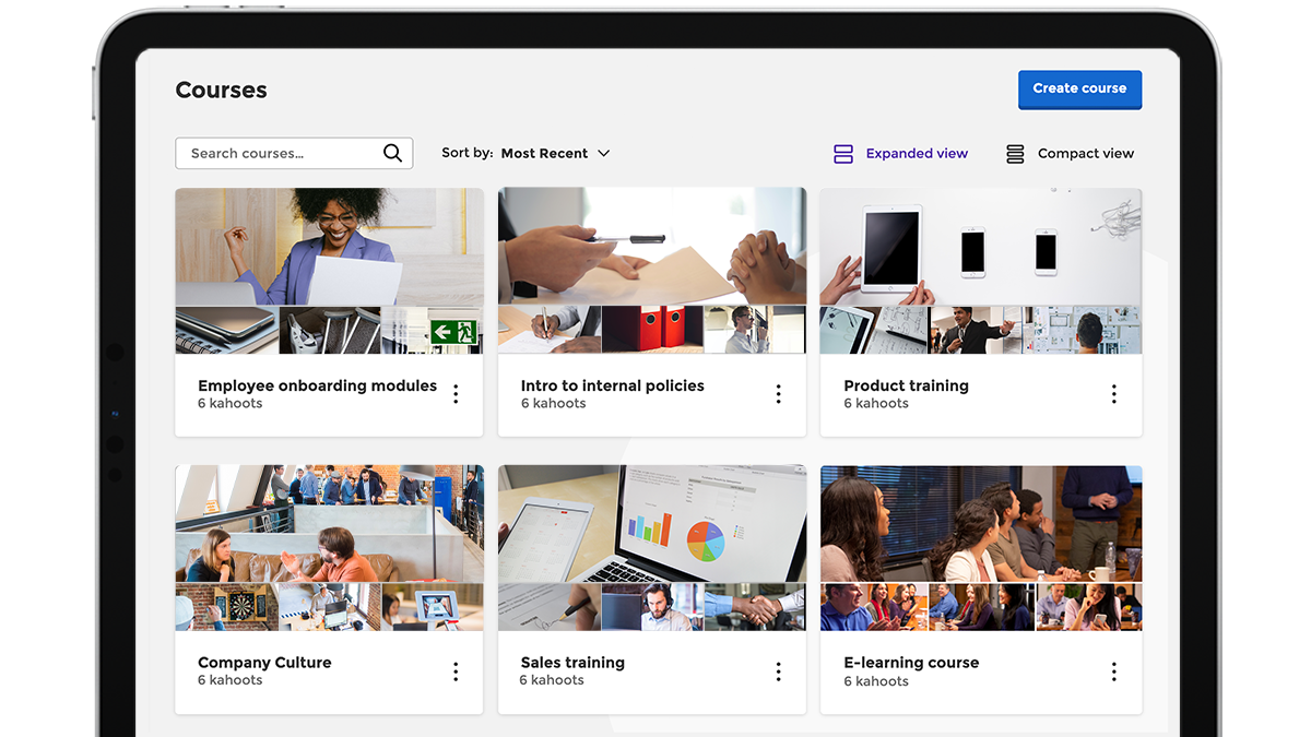 Engaging learning journeys | Kahoot! courses