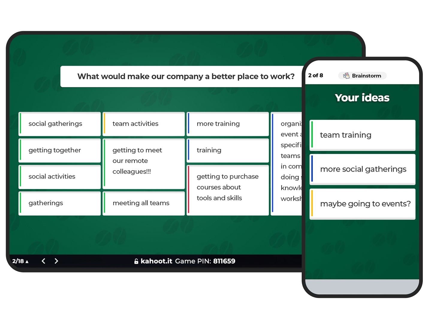 Kahoot!: interactive presentation tool