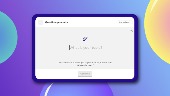 Kahoot! | New AI-enhanced Kahoot! question generator!