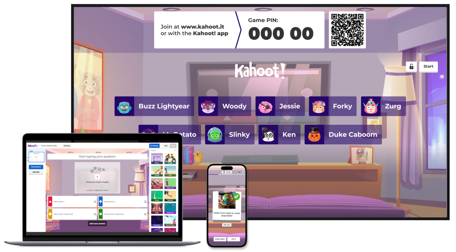 Awesome learning for the entire family with Kahoot!+