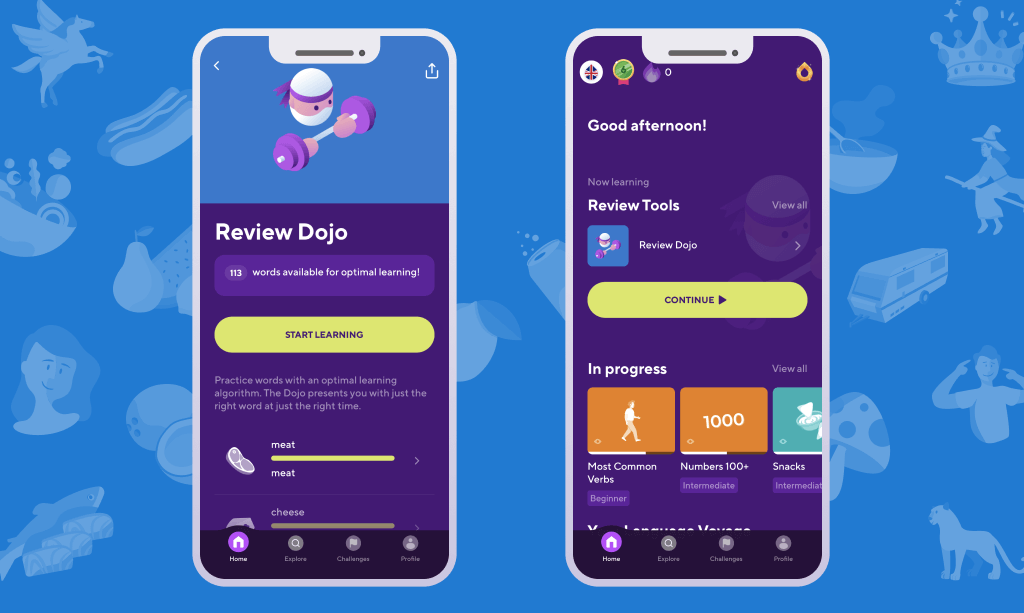 Drops - Learn a new language in 5 minutes per day!