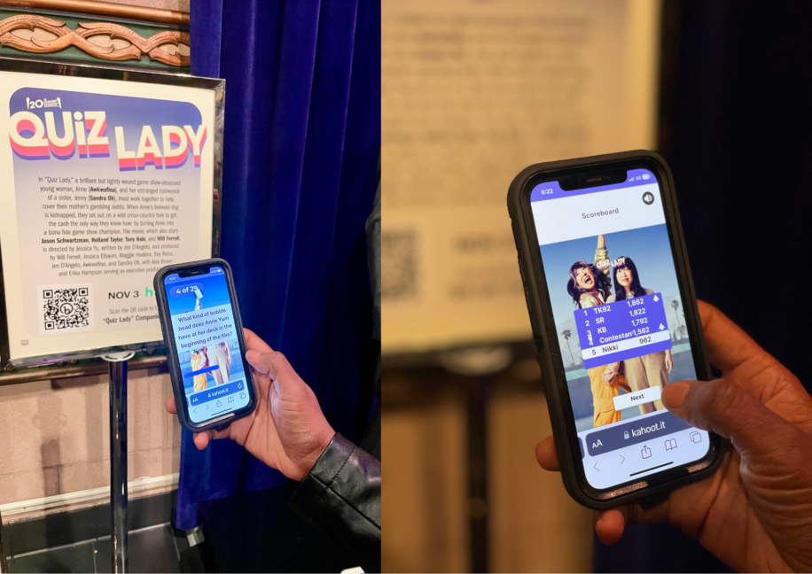 Disney enhanced the fan experience at ‘Quiz Lady’ premiere with Kahoot!