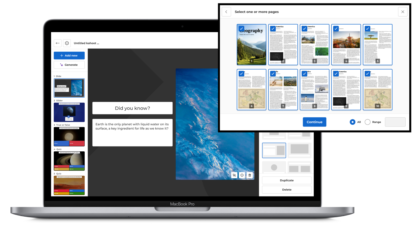 Kahoot! across campus