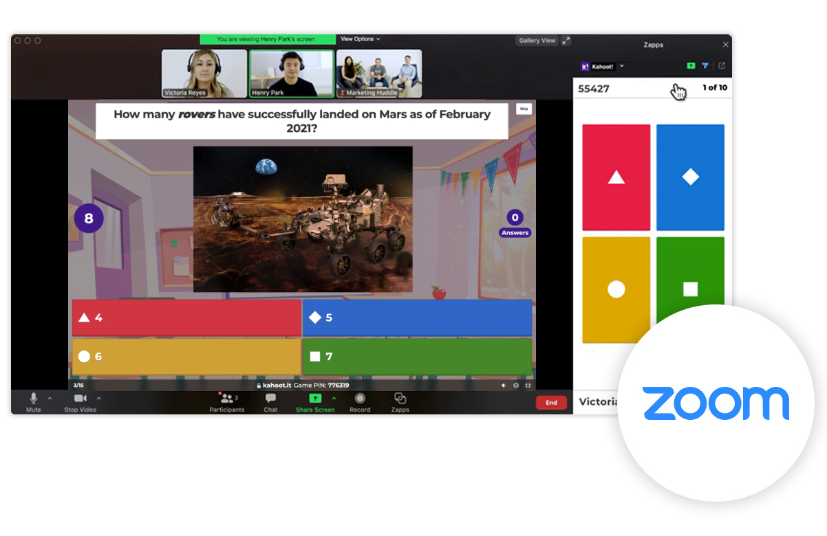 Integrate Kahoot! with leading pedagogical tools