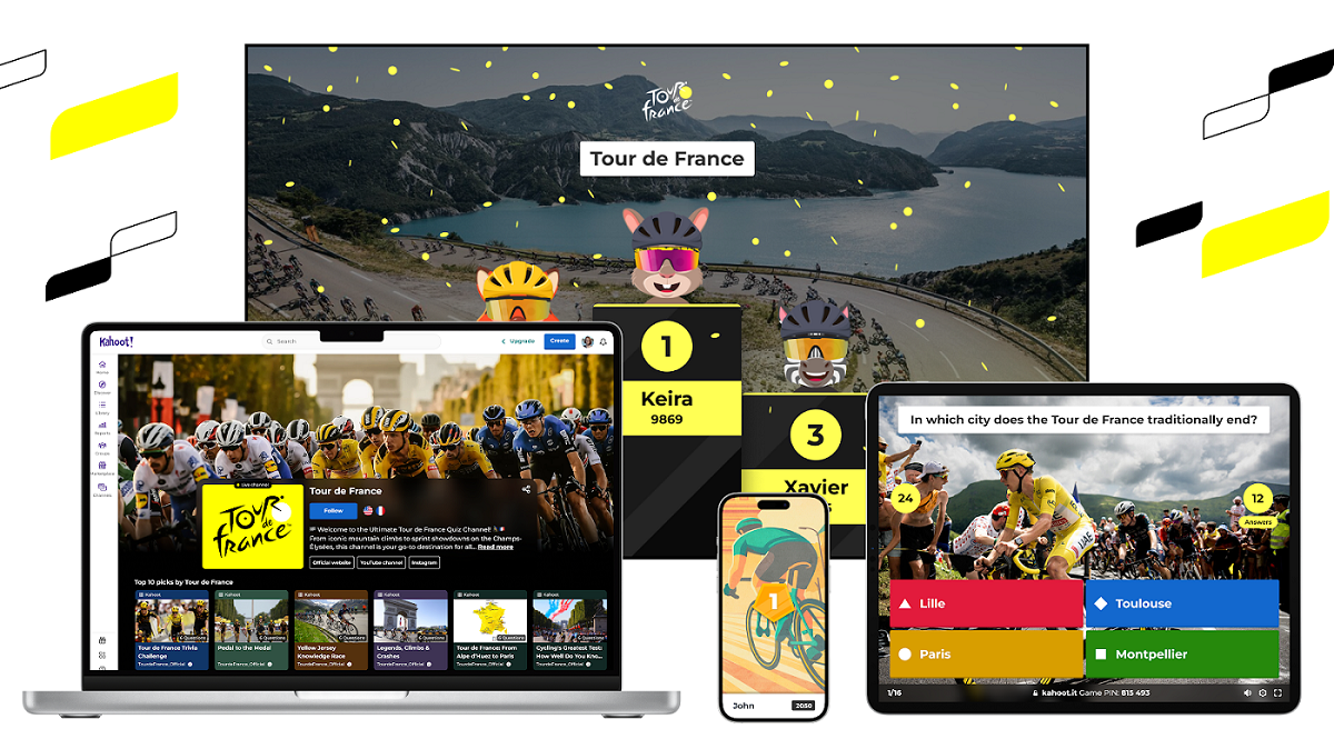 Get ready for Tour de France 2025 with exclusive Kahoot! games!