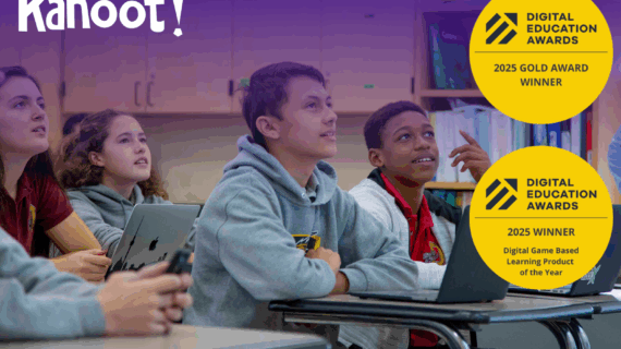 Kahoot! wins for Primary Education in Tech & Learning Awards