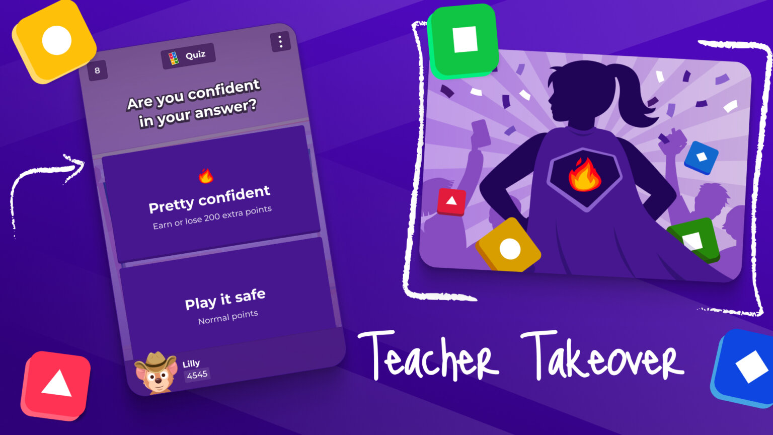Kahoot! | Teacher Takeover: Confidence mode on Kahoot!