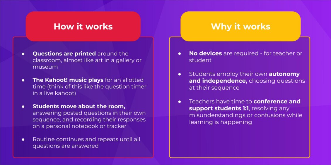 Kahoot! | Teacher Takeover: Using Kahoot! offline and low-tech