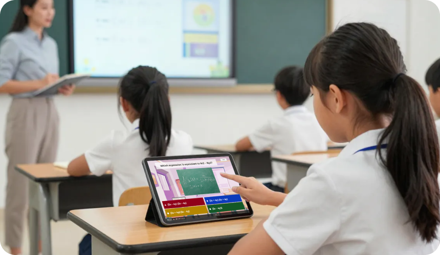 Close the math gap with engaging, data-driven learning