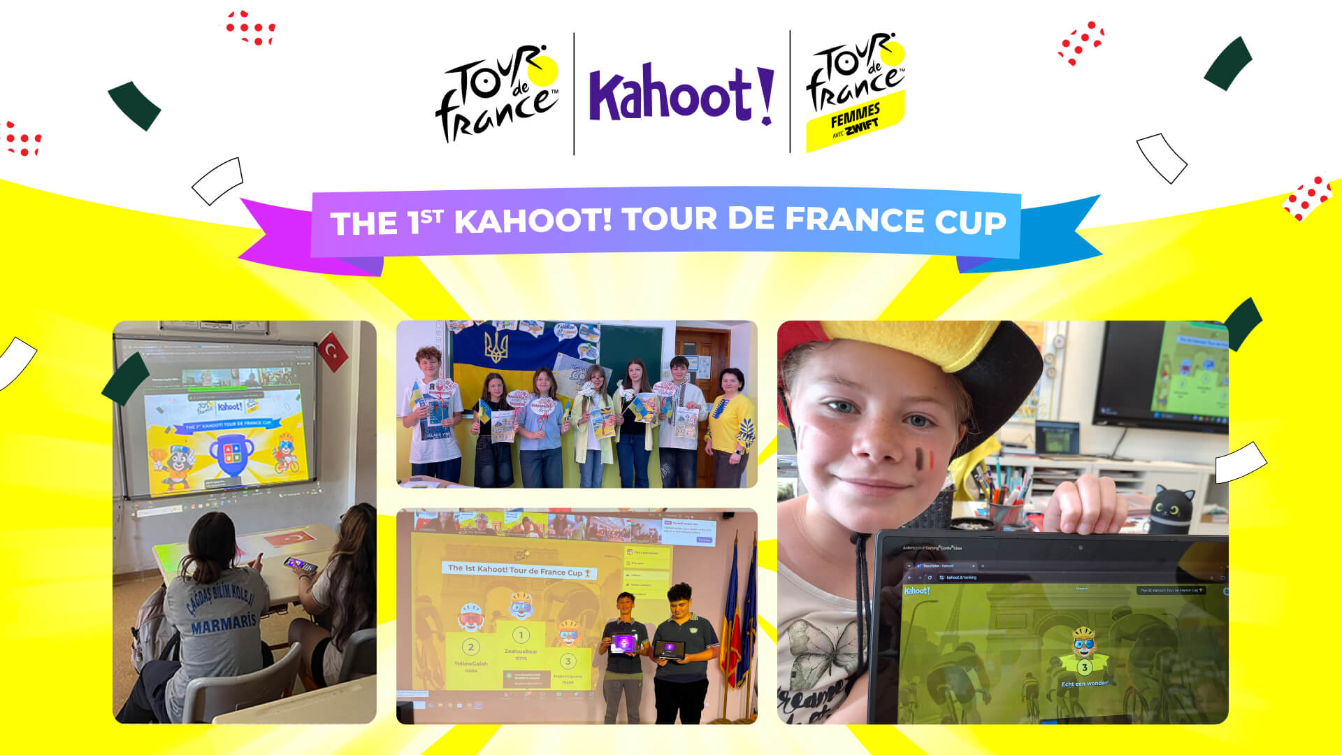 The 1st Kahoot! Tour de France Cup draws students globally